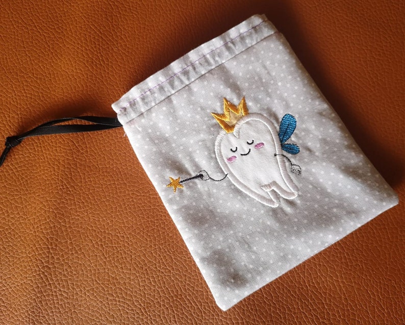 Embroidery File Tooth Fairy Single File Tooth Fairy Appliqué ...