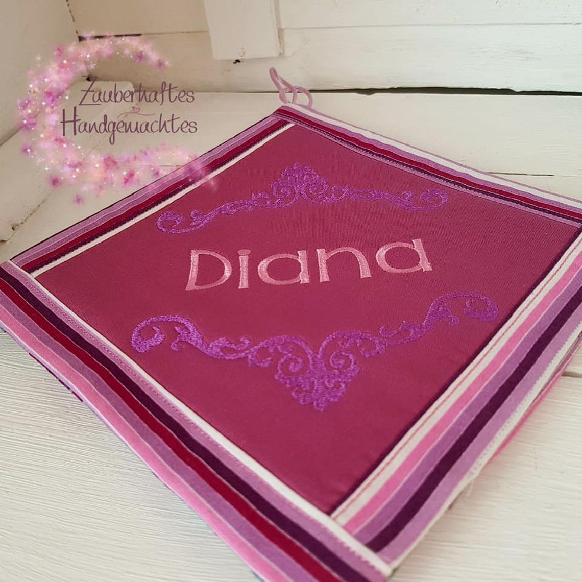 Stickdatei Edel-rahmen Border Umrandung Rockqueenembroidery - Etsy