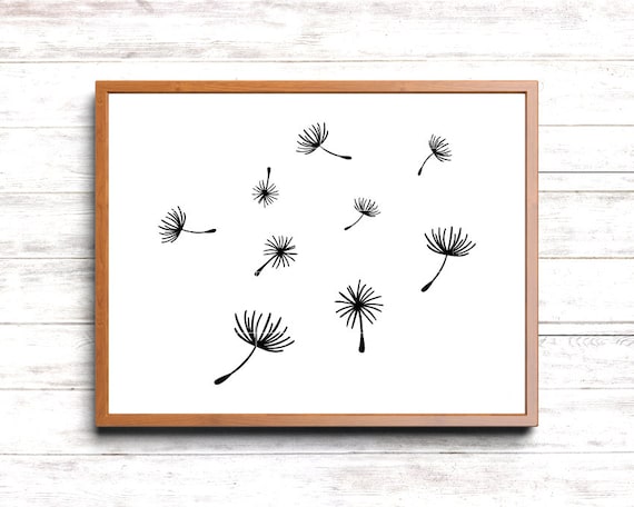 Plotterdatei Pusteblume Schimchen Blüten Schneideplott - Etsy