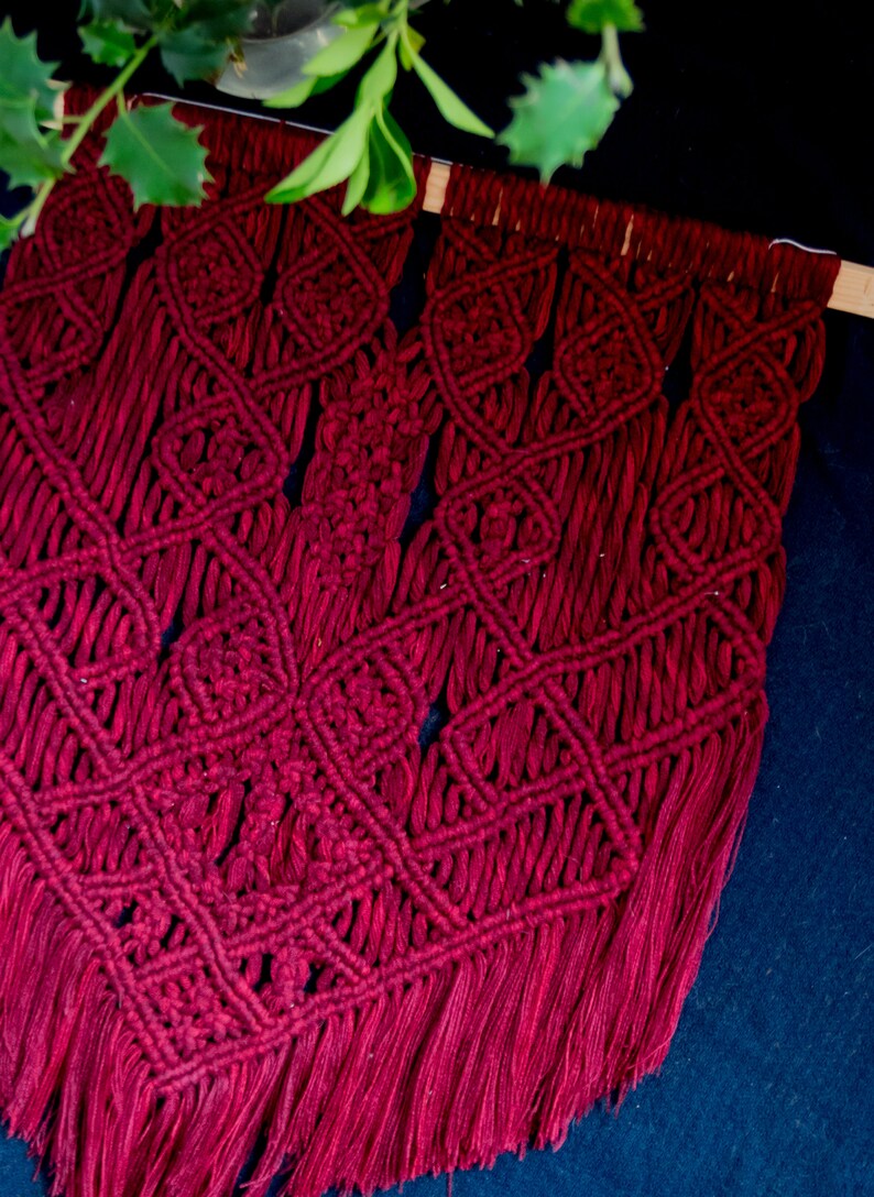 Geometric Macrame Color Wall Hanging Housewarming Gift | Etsy UK