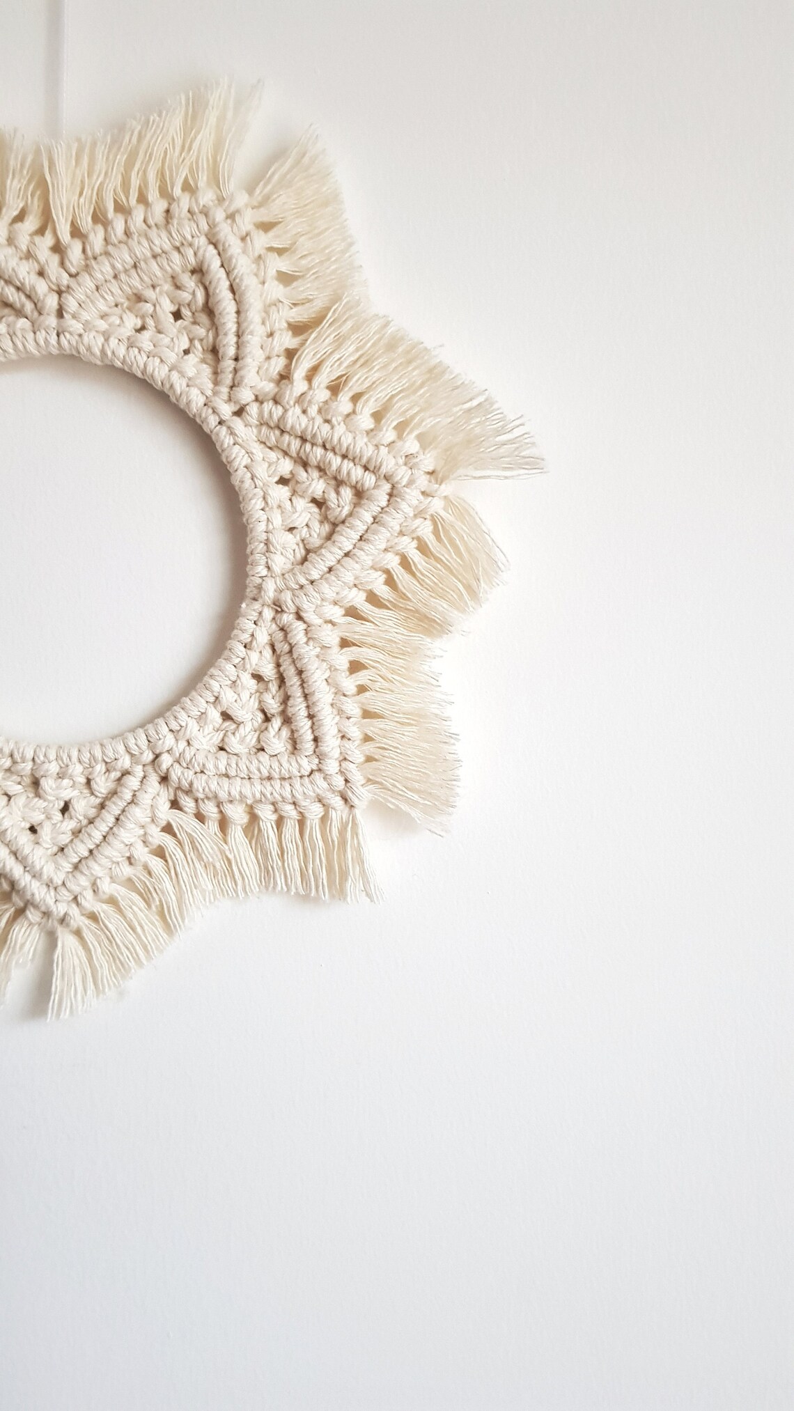 Macrame Wreath DIY Kit/weaving patterns/Beginner tutorial wall | Etsy