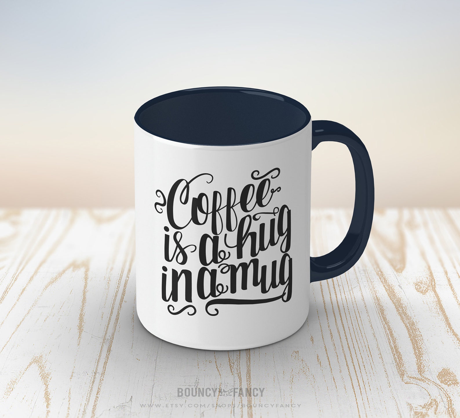 Coffee is A Hug in A Mug Svg Cut Design Coffee Quote Svg - Etsy