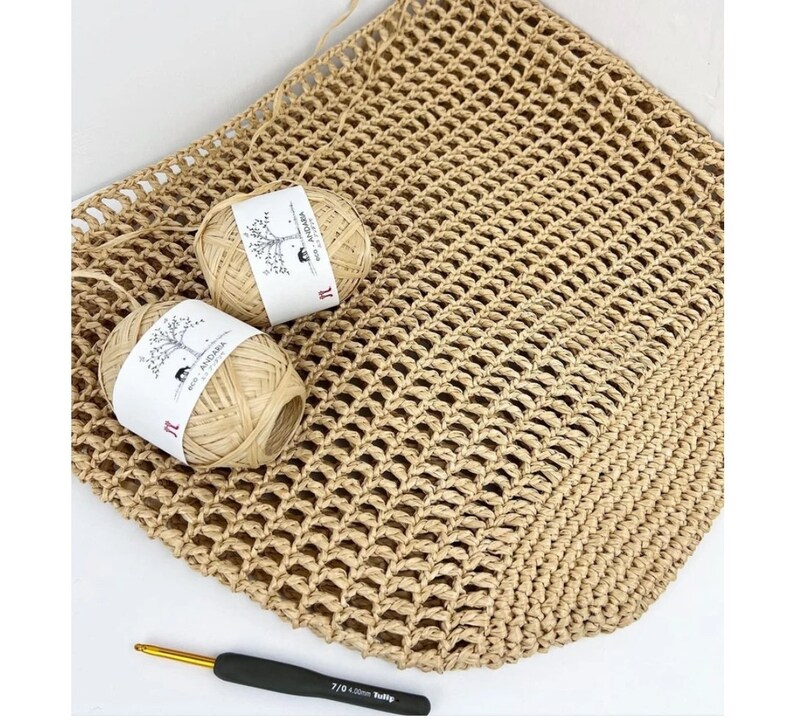 Personalized Raffia Tote Bag Crochet Raffia Beach Bag Raffia - Etsy