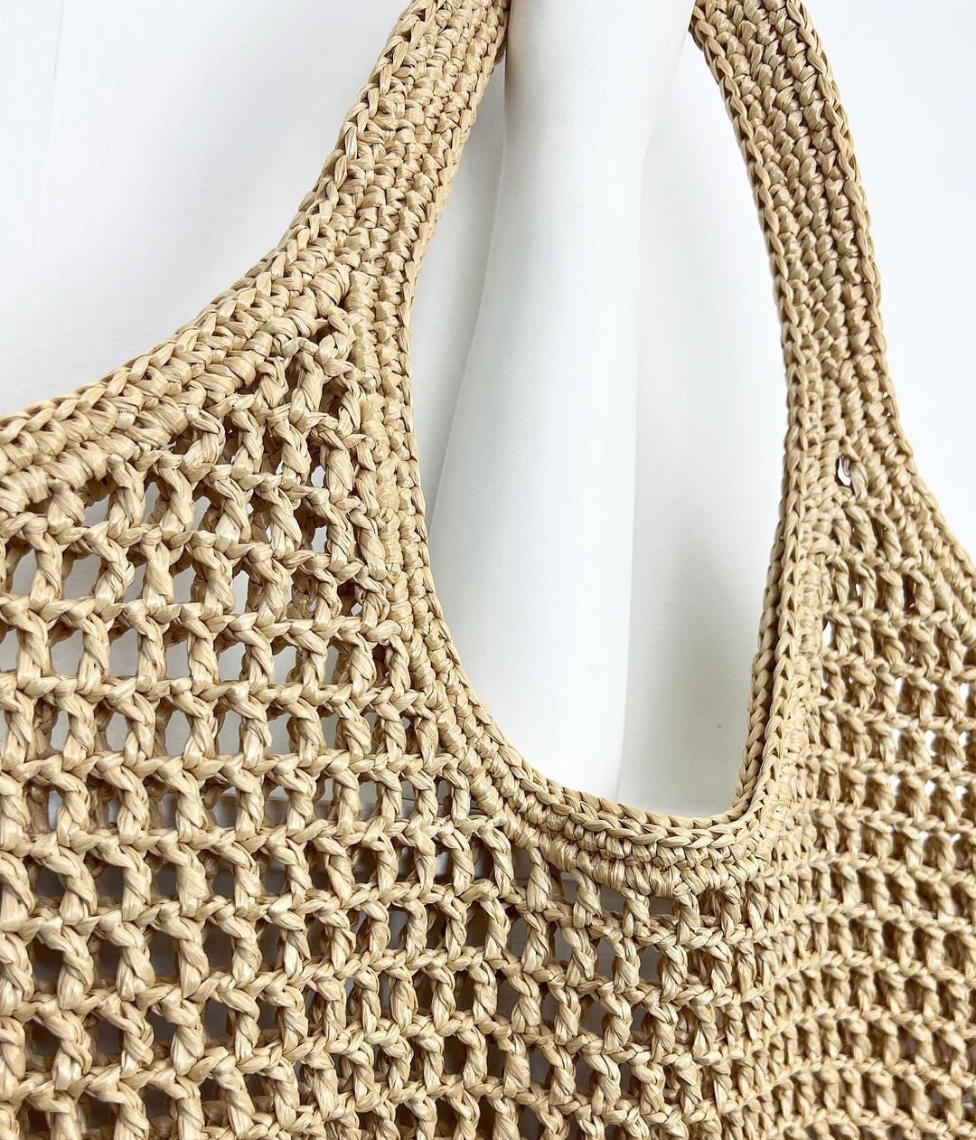 Personalized Raffia Tote Bag Crochet Raffia Beach Bag Raffia - Etsy