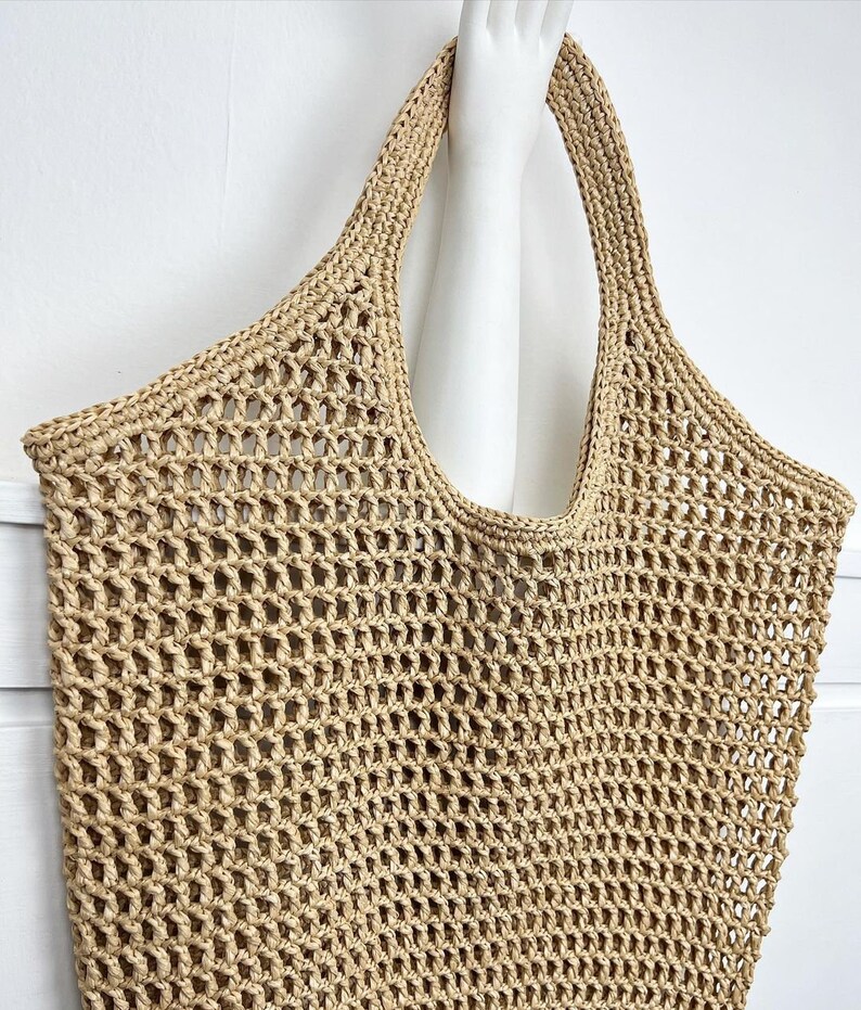 Personalized Raffia Tote Bag Crochet Raffia Beach Bag Raffia - Etsy