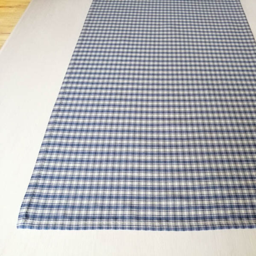 Table Runner Blue Checkered 40 X 140 Cm Country Style for Living or ...