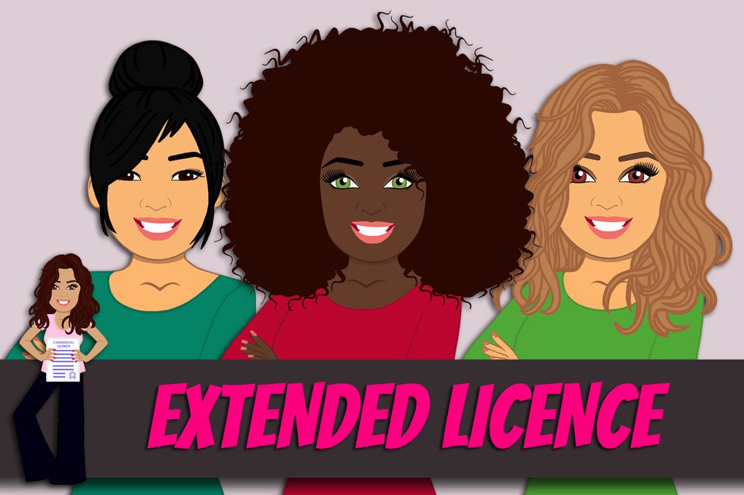EXTENDED LICENCE Clip Art Sets - Etsy