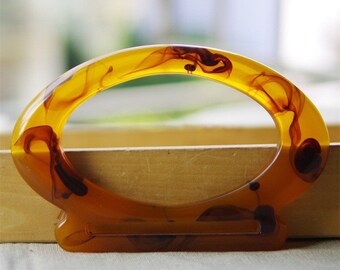 A Pair of Acrylic Purse Handles Resin Handbag Handles - Etsy