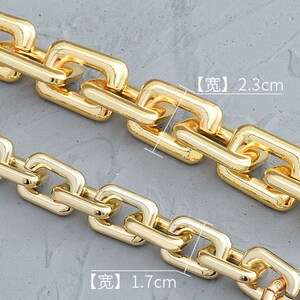 1 Piece 52cm Long Heavy Metal Purse Chain Chunky Chain Replacement ...