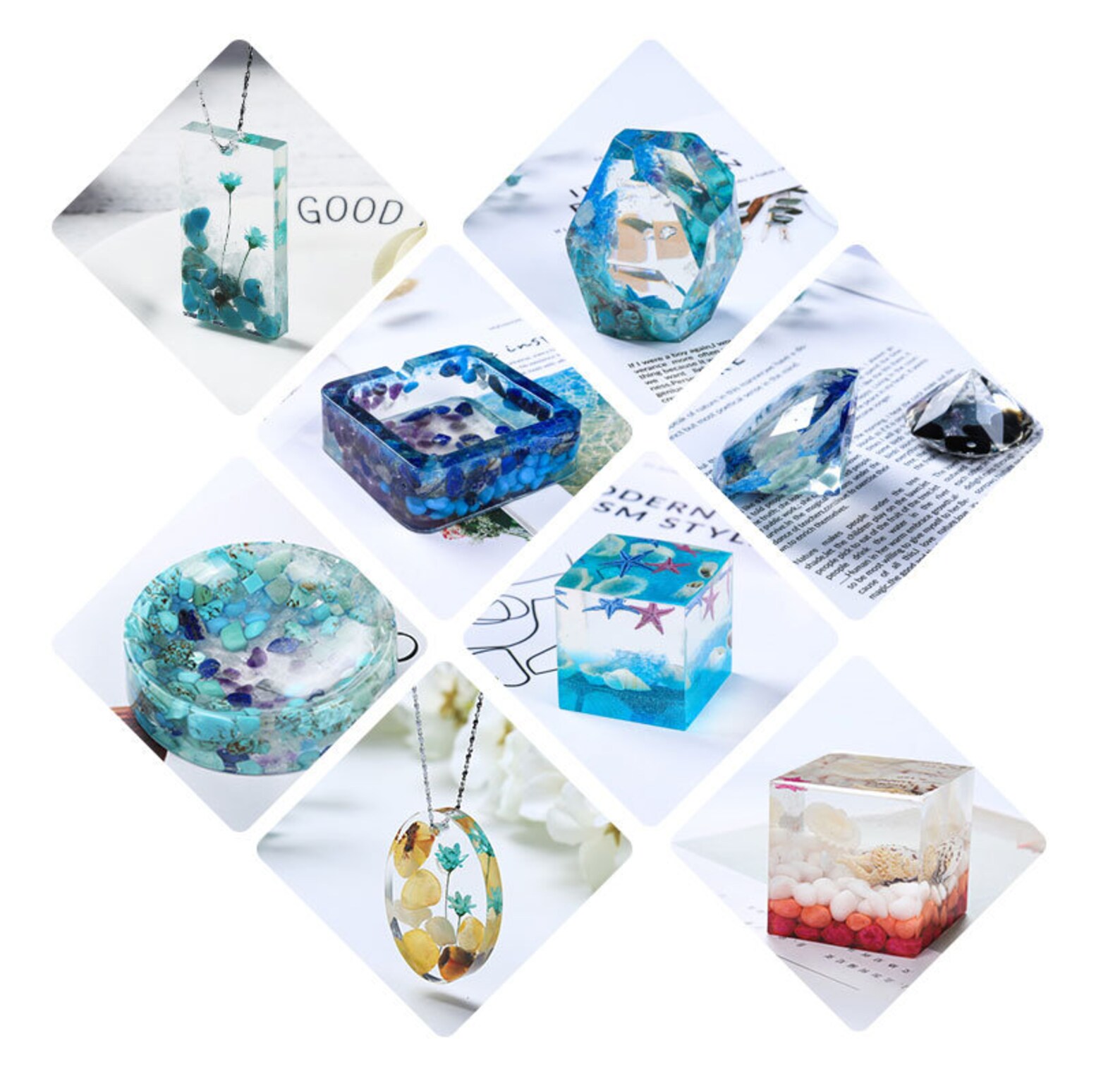 Crystal Chips DIY Resin Craft Fillers Stone Beads Resin - Etsy