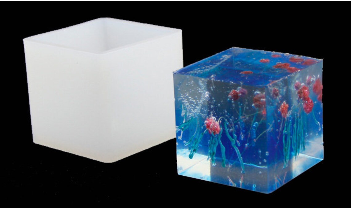 Cube Shape Silicone Mold Resin Silicone Mould Jewelry Making | Etsy