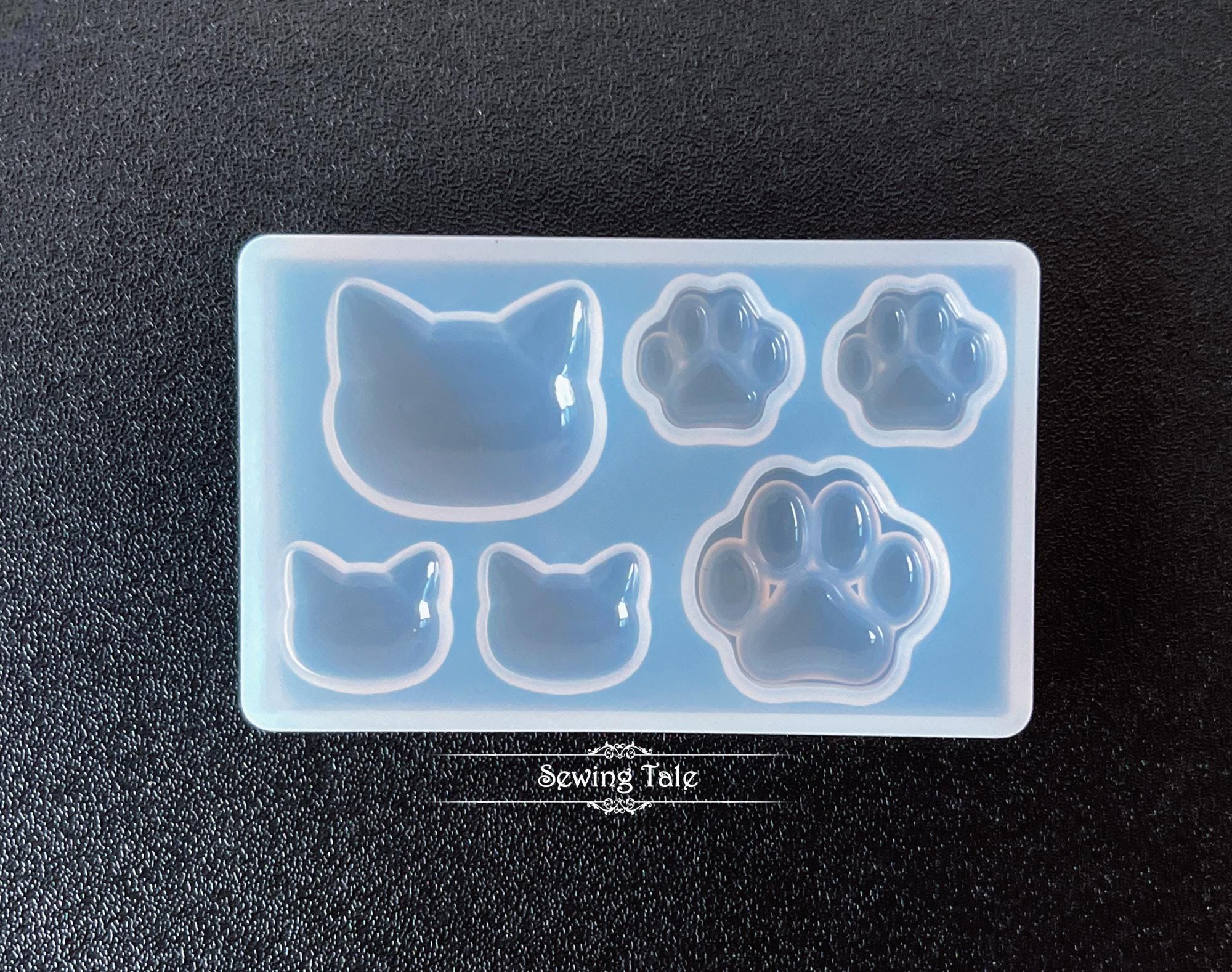 A Set Cat Paw Silicone Mold Resin Silicone Mould Jewelry Making Epoxy ...