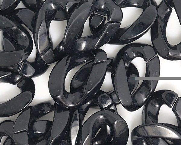 100pcs Acrylic Chain Links Open Link Size 23mmx17mm Plastic - Etsy