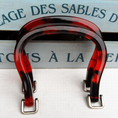 A Pair of Acrylic Purse Handles Resin Handbag Handles - Etsy