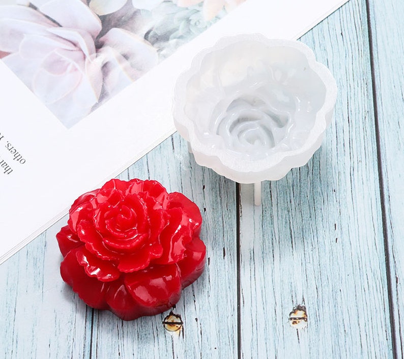 Rose Flower Silicone Mold Resin Silicone Mould Jewelry Making - Etsy