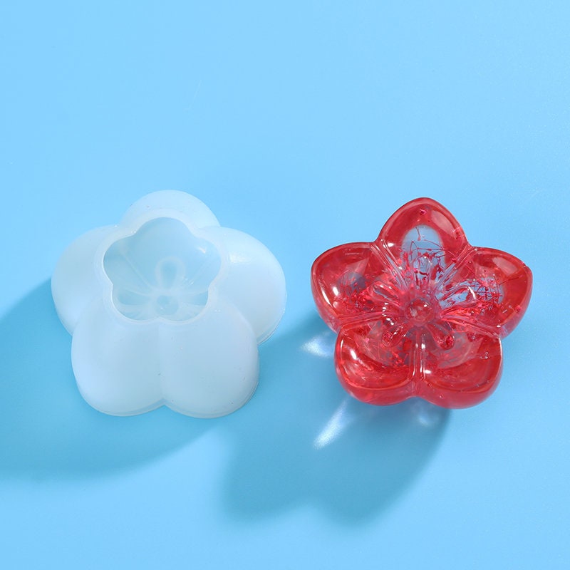 3D Sakura Flower Silicone Mold Resin Silicone Mould Jewelry | Etsy