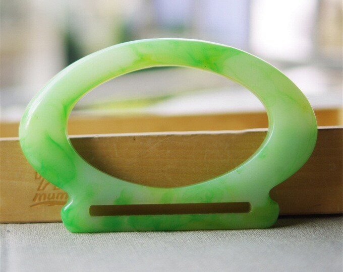 A Pair of Acrylic Oval Purse Handles Resin Handbag Handles (ST_L_1203 ...