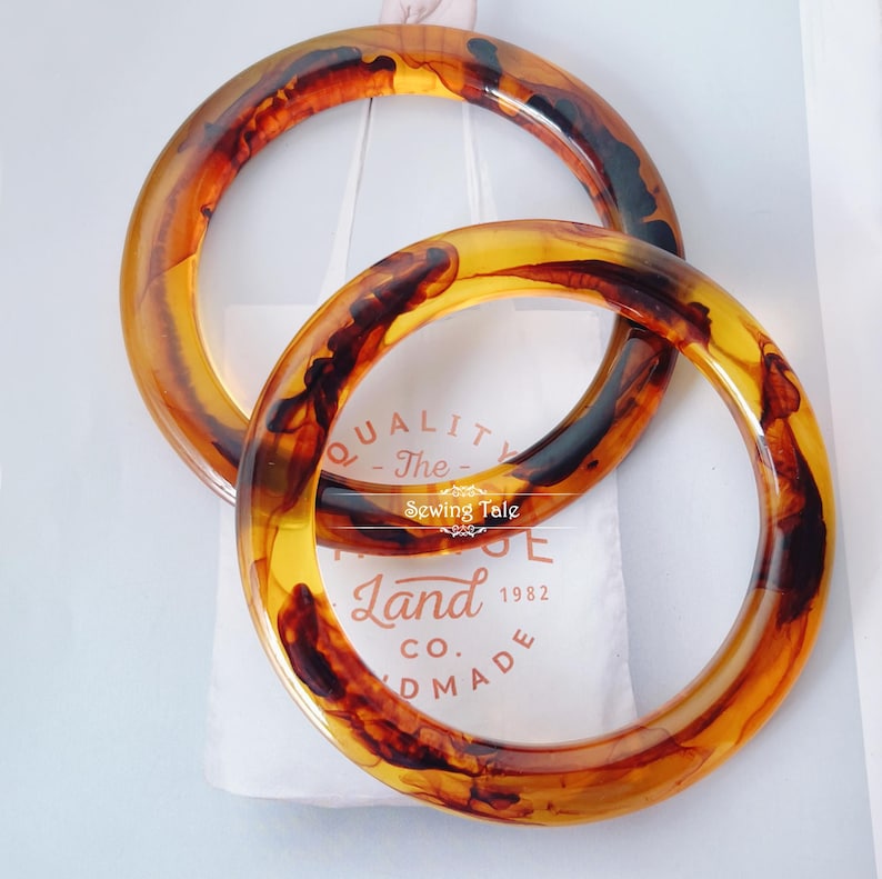 A Pair of Acrylic Purse Handles Resin Handbag Handles (ST_L_1177) - Etsy
