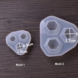 Diamond Shape Silicone Mold Resin Silicone Mould Jewelry Making Epoxy ...