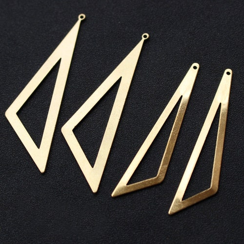 10pcs Gold Geometric Pendant Charm Earring Charms Unique - Etsy