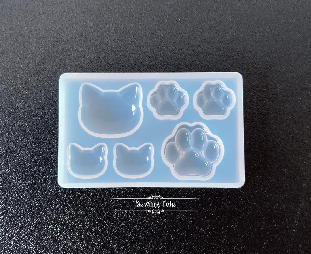 A Set Cat Paw Silicone Mold Resin Silicone Mould Jewelry Making Epoxy ...