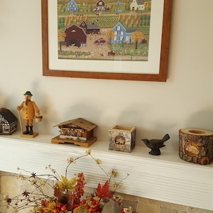 Print: Folk Art autumn at Cherry Tree Farm' - Etsy