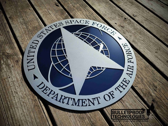 US Space Force Duel Layer Sign Military Sign Military Gift - Etsy