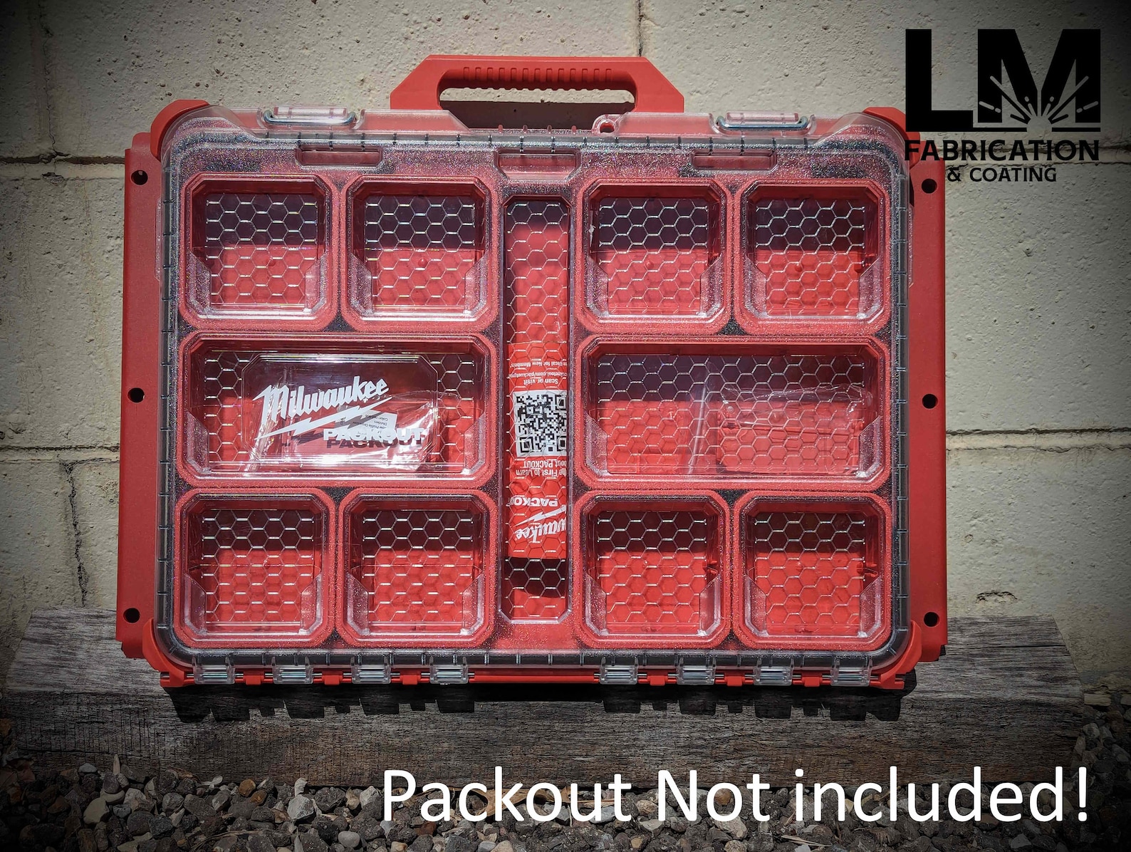 20 Count Milwaukee Full Packout Plate - 12G Steel Construction & Powder ...