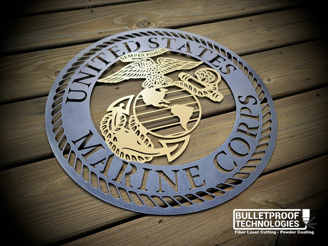 US Marine Corps Metal Sign - Etsy