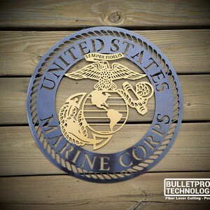 US Marine Corps Metal Sign - Etsy