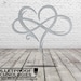 Infinity Love Metal Wall Decor Love Wall Sign Wedding Gifts - Etsy.de