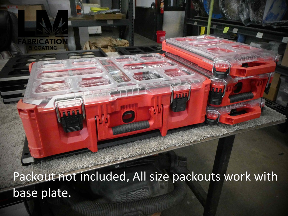 Milwaukee Triple Packout Plate - 12G Steel Construction & Powder Coated ...