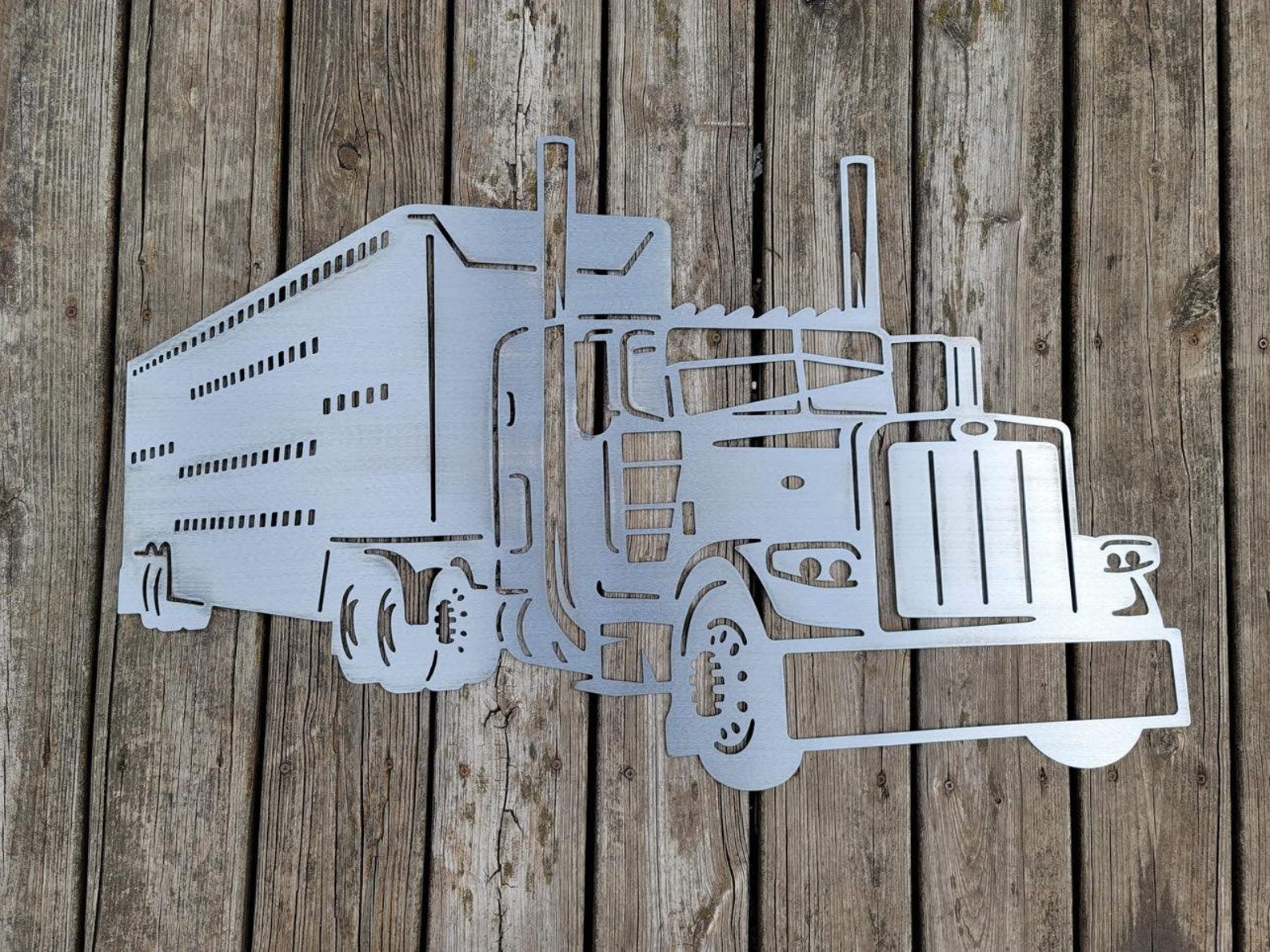 Semi Truck Sign Peterbuilt Hauler Metal Sign - Etsy