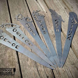 Vegetable Garden Stakes 17x3.5 -garden Stakes- Vegetable Stakes- Yard ...