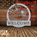 Bee Welcome Sign Metal Sign - Etsy