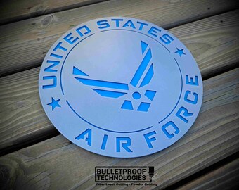 Metal Sign Air Force - Etsy