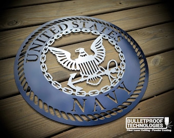 US Navy Decorative Metal Sign Navy Sign Authorized Seller - Etsy