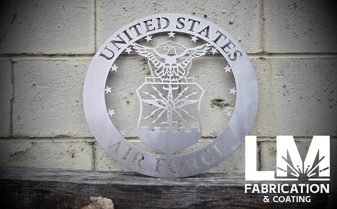 US Air Force Metal Sign, High Details - Etsy