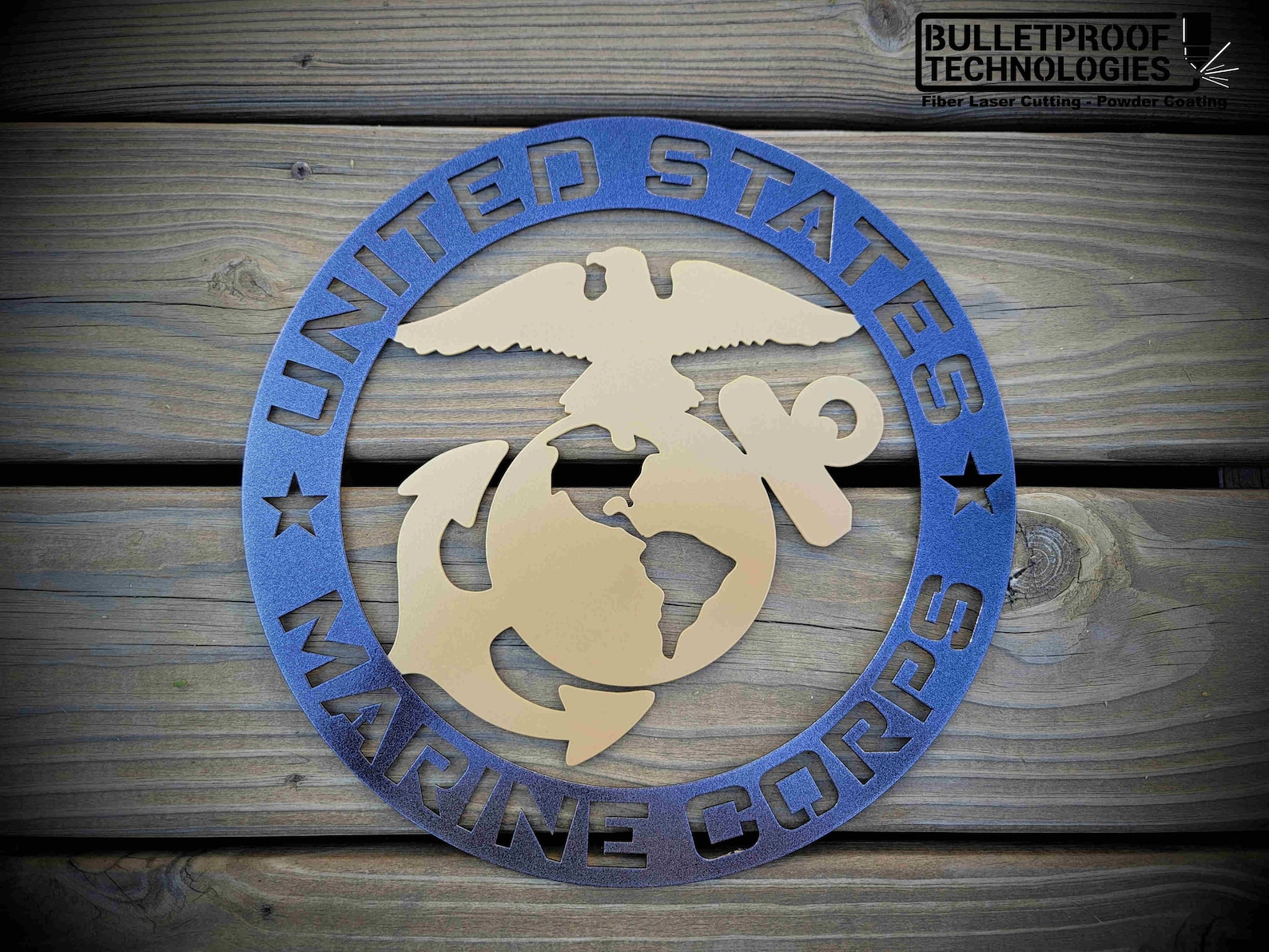 US Marine Corps Metal Sign Authorized Seller for USMC Logo - Etsy