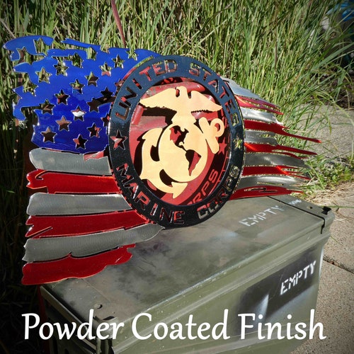 US Marine Corps Metal Sign Authorized Seller for USMC Logo | Etsy