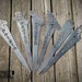 Vegetable Garden Stakes 17x3.5 -garden Stakes- Vegetable Stakes- Yard ...