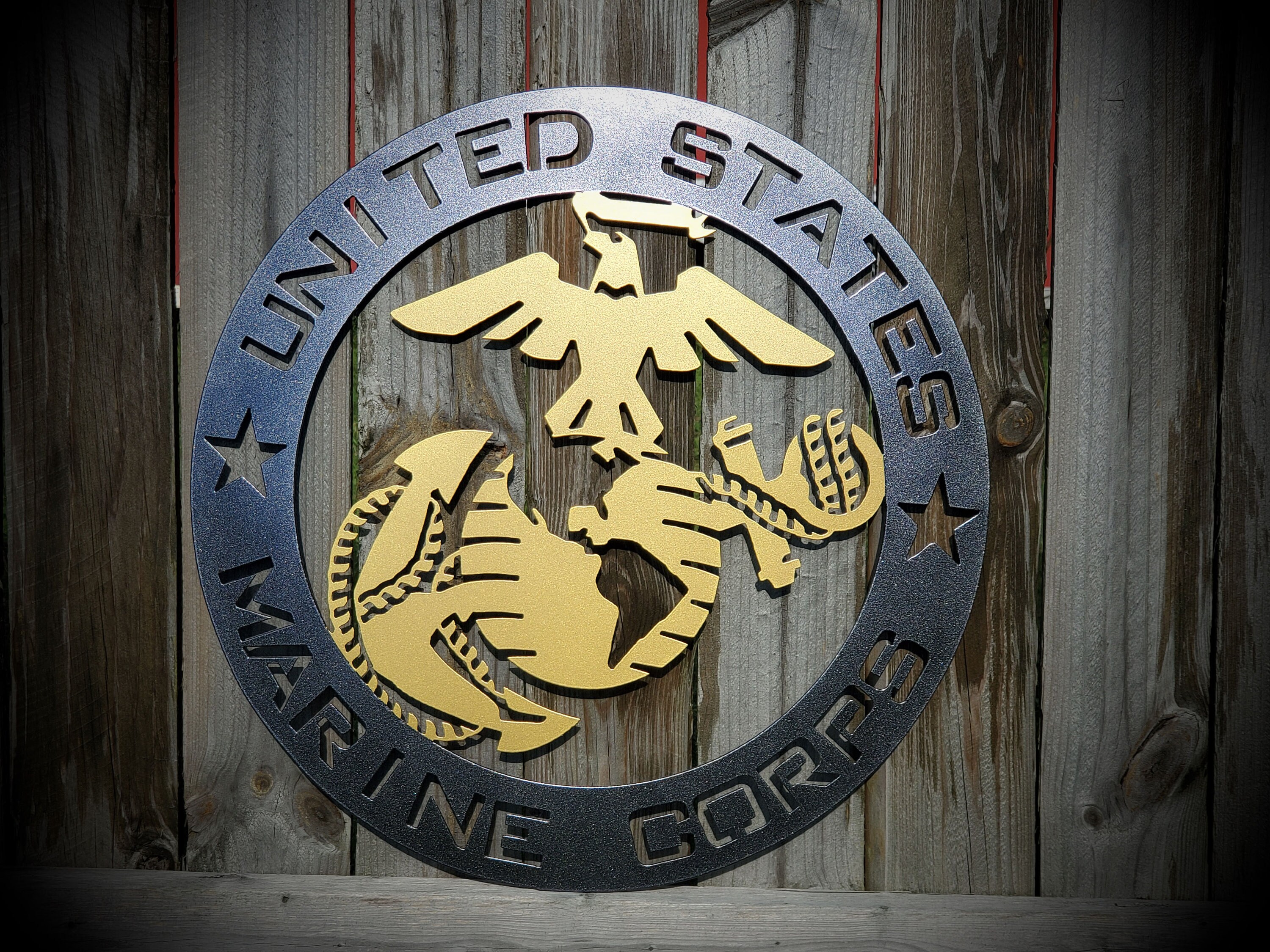 US Marine Corps Metal Sign Authorized Seller for USMC Logo - Etsy Canada