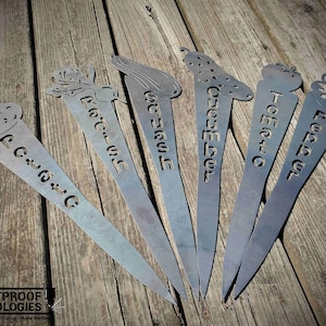 Vegetable Garden Stakes 17x3.5 -garden Stakes- Vegetable Stakes- Yard ...