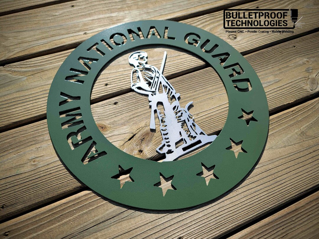 Army National Guard- Metal Sign - Etsy