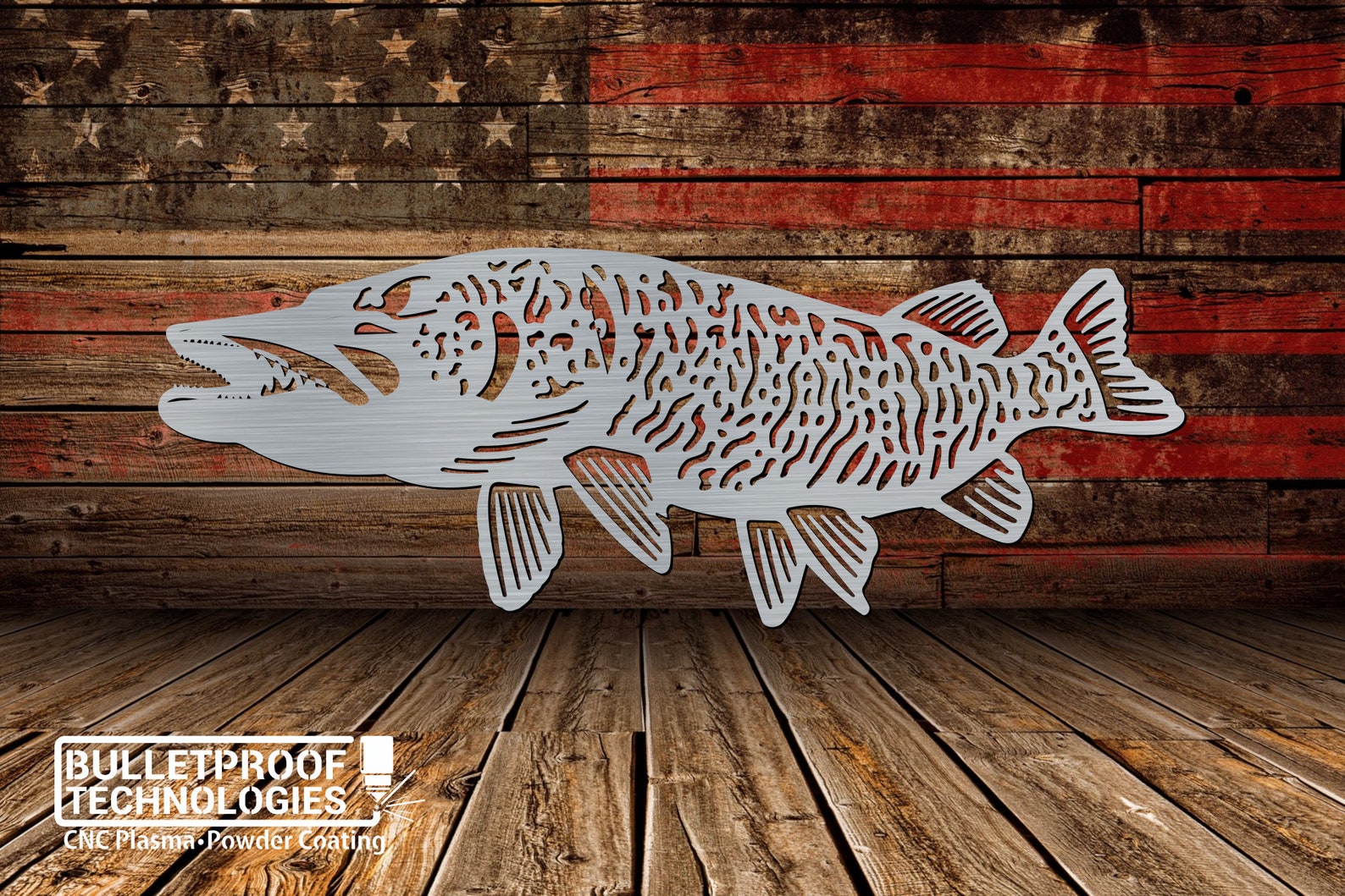 Muskie Metal Sign Fishing Sign - Etsy