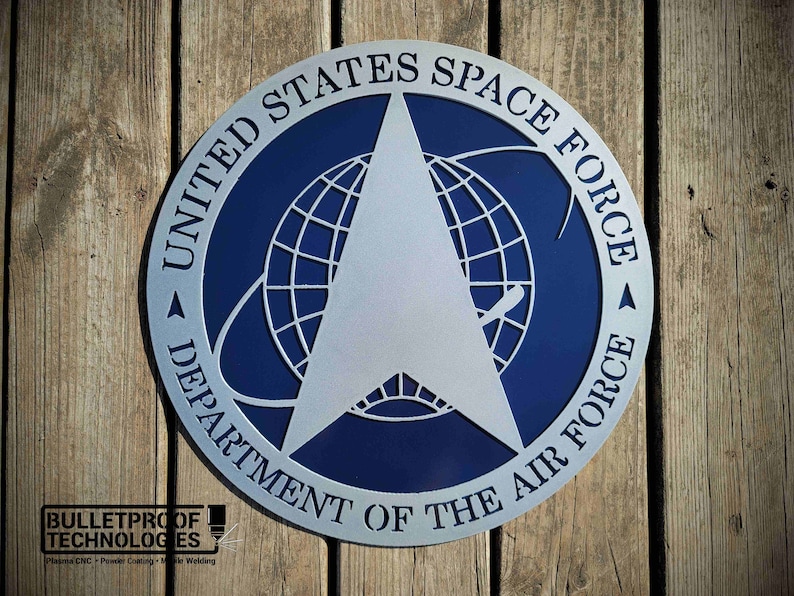 US Space Force Duel Layer Sign- Military Sign- Military Gift - Etsy
