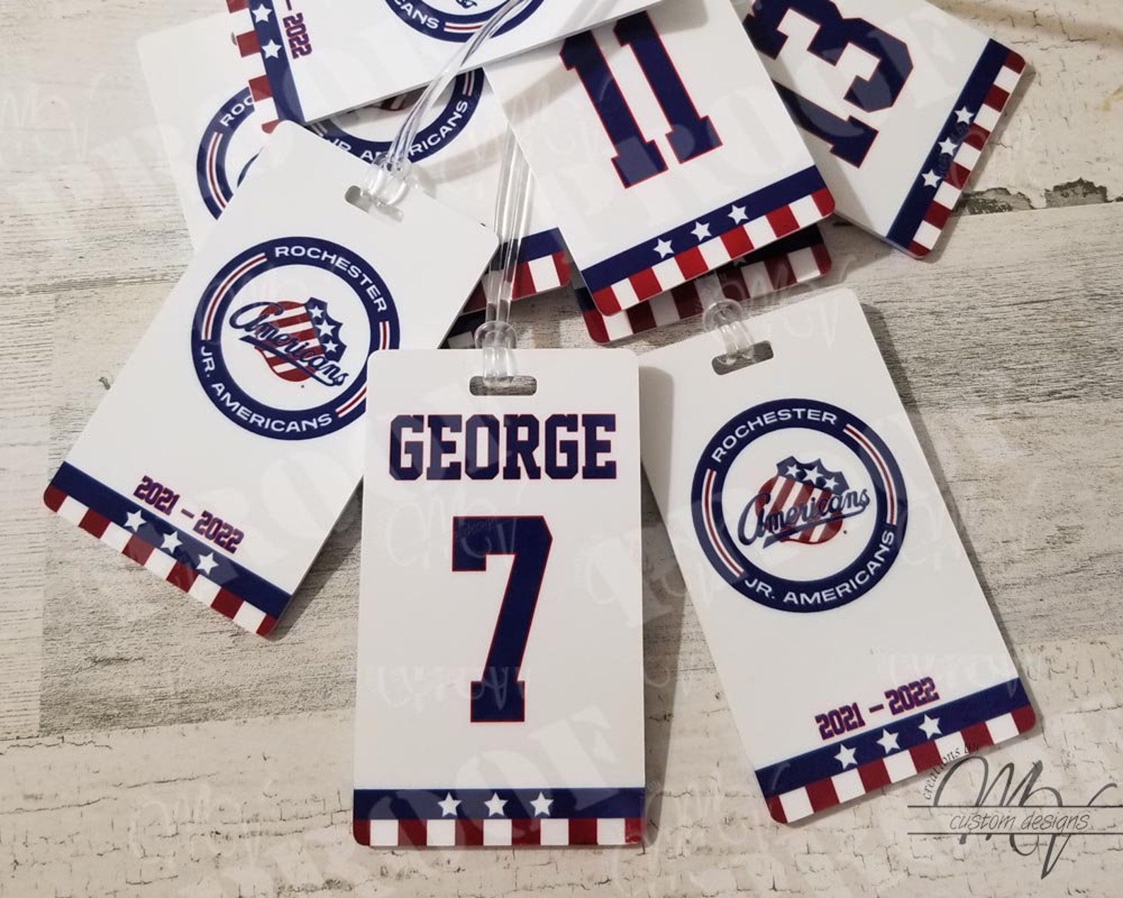 Personalized Bag Tags- Customizable for Any Bag, Briefcase, or Luggage ...