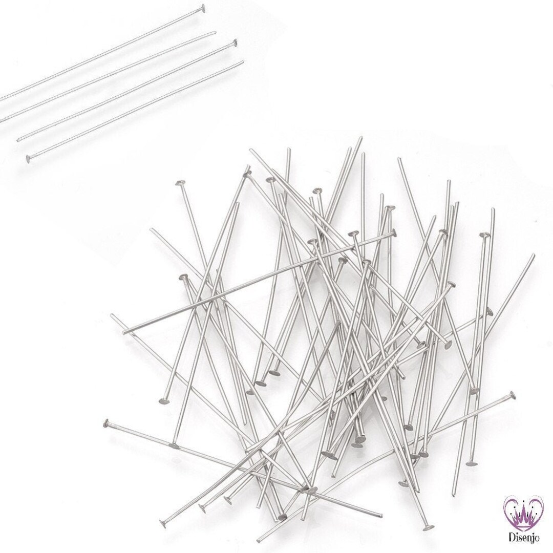 50x Rivet Pins 30 Mm STAINLESS STEEL / Flat Head Pins Flat Head Pins - Etsy