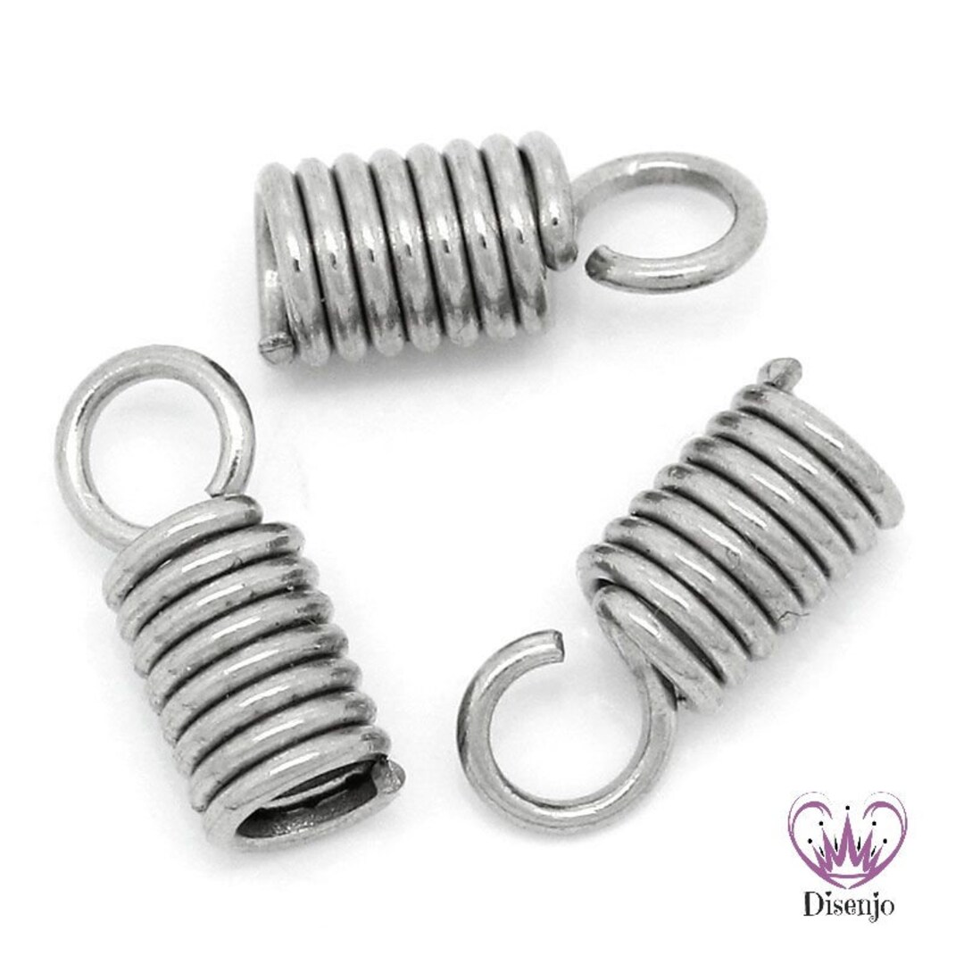 End Caps STAINLESS STEEL Ø 3 Mm Springs / 10/ 20/ 100x Pack Size - Etsy