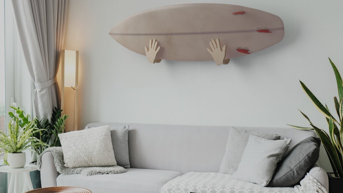 Wall Mount for Surfboard, Stand up Paddle Sup and All Large Boards ...